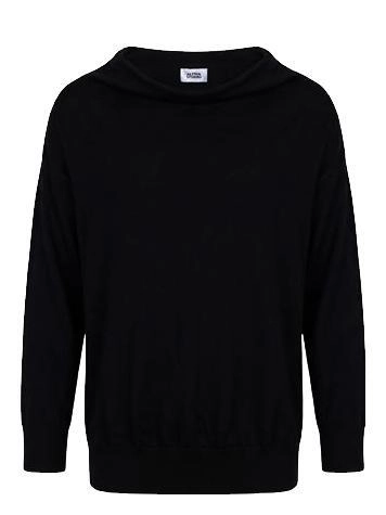 Alpha Studio Turtleneck Merino Wool Sweater - Black