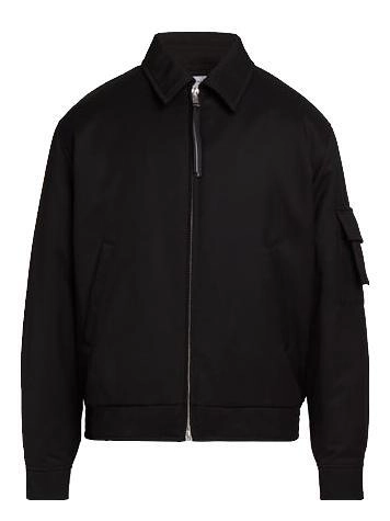 SPIEWAK Polyester, Wool, And Nylon Harrington Jacket - Black
