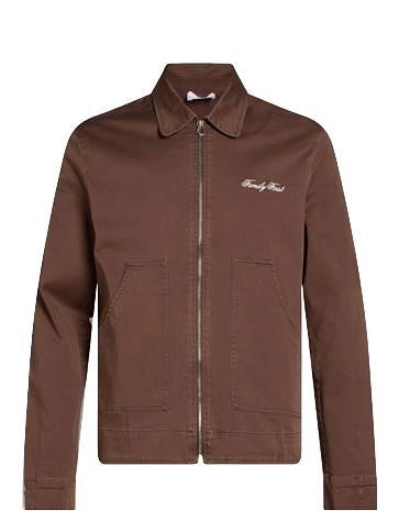 FAMILY FIRST Jacket Size Cotton, Elastane - Brown