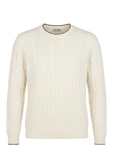 Paul & Shark Sweater Size Virgin Wool, Cashmere - Ivory
