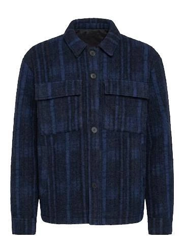 FAMILY FIRST Coat Size Wool, Polyester - Navy