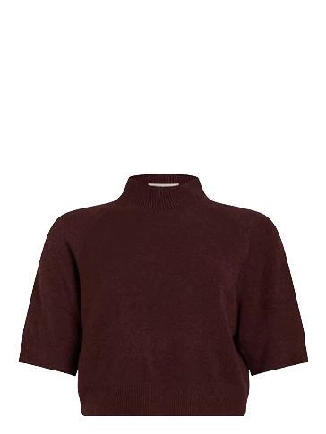 MANILA GRACE Turtleneck Size Viscose, Polyester, Polyamide - Burgundy