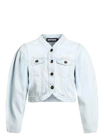 ROTATE BY BIRGER CHRISTENSEN Sky Organic Cotton Denim Jacket - Blue