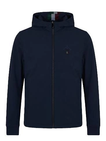 AERONAUTICA MILITARE Midnight Cotton Elastane Jacket - Midnight Blue