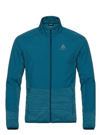 ODLO Polyester Blend Athletic Jacket - Blue