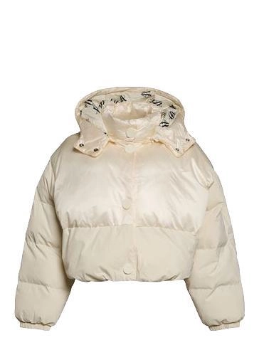 Armani Exchange Padded Jacket With Hood - White