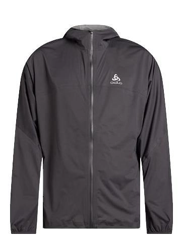 ODLO Recycled Polyester Zip-up Hooded Jacket - Black