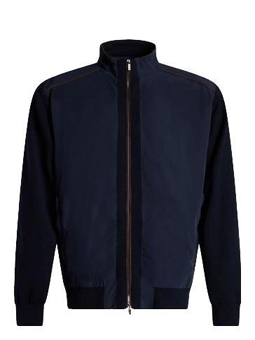 Paul & Shark Virgin Wool And Polyester Jacket - Navy