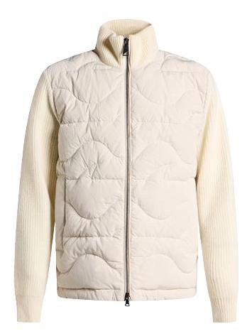 Paul & Shark Wool Blend Quilted Casual Jacket - Ivory