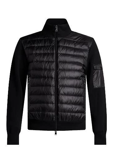 Paul & Shark Virgin Wool Acrylic Nylon Jacket - Black