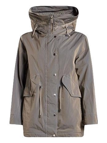 MOORER Taupe Polyamide Parka - Grey