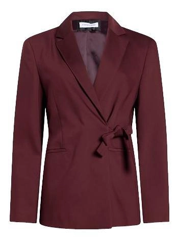 CARACTÈRE Blazer Size Cotton, Polyamide, Elastane - Red