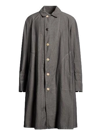MAISON MARGIELA Cotton Overcoat & Trench Coat - Grey