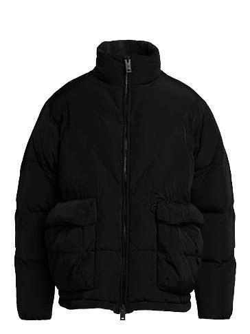 Emporio Armani Puffer Polyamide Down Jacket - Black