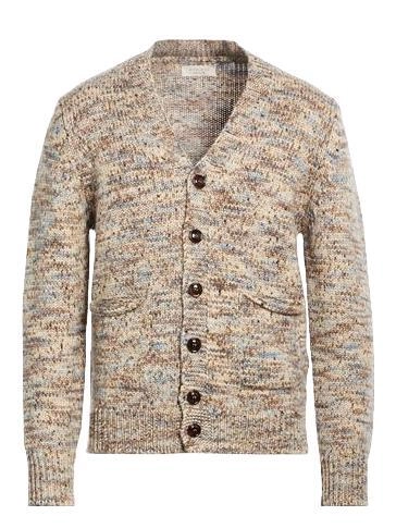 WOOL & CO Merino Wool Cardigan - Beige