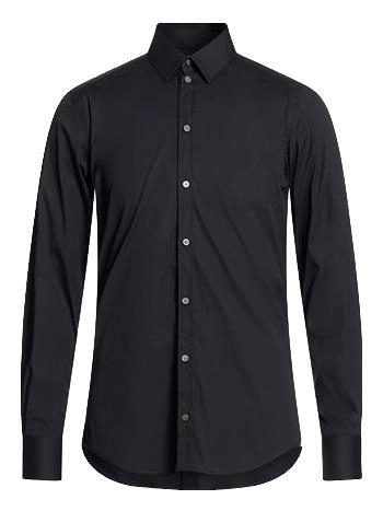 BAGUTTA Shirt Size Cotton, Polyamide, Elastane - Black