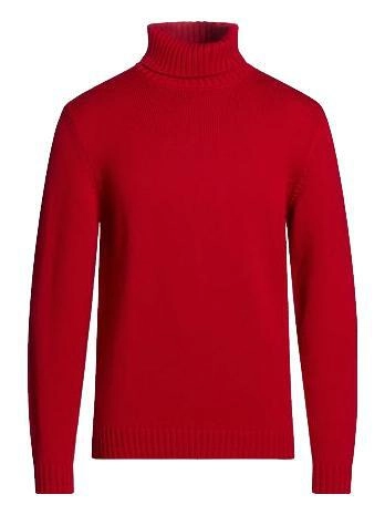 ZANONE Virgin Wool Turtleneck Sweater - Red