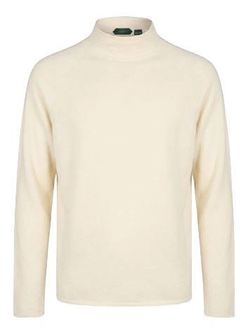 ZANONE Cashmere Mock Neck Sweater - White