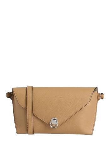 GIANNI CHIARINI Leather Crossbody Bag - Beige