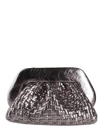 THEMOIRE Textile Fibers Handbag - Silver