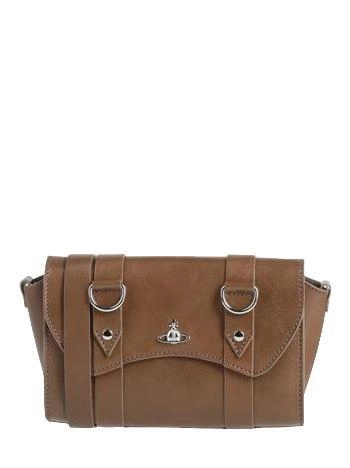VIVIENNE WESTWOOD Leather Crossbody Bag - Brown