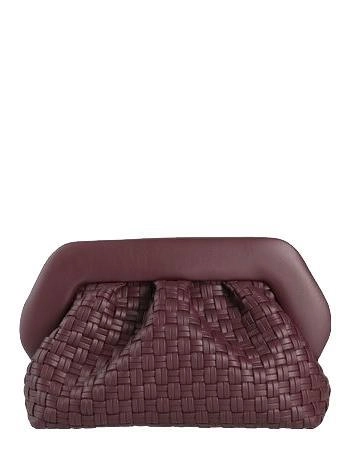 THEMOIRE Woven Clutch - Red