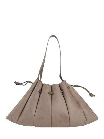 THEMOIRE Textile Shoulder Bag - Grey