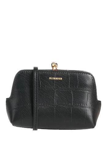 JIL SANDER Leather Crossbody Bag - Black