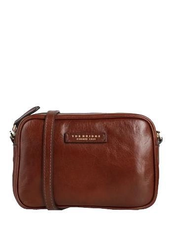 THE BRIDGE Leather Cross-body Bag - Brown