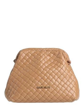 MARC ELLIS Leather Clutch - Beige