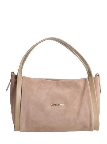 MARC ELLIS Tote Bag In Leather - Sand