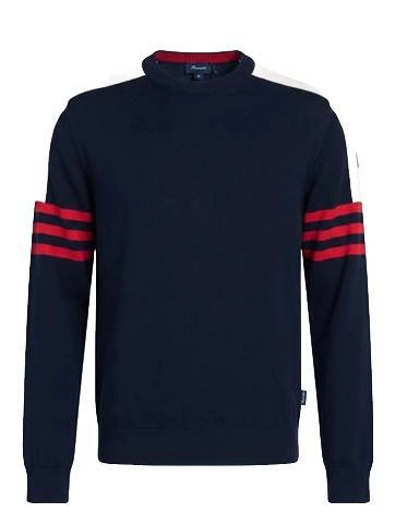 Façonnable Crewneck Cotton Sweater - Blue