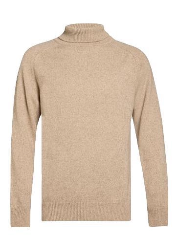 LARDINI Turtleneck Size Cashmere - Beige