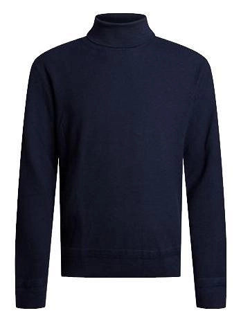 Boglioli Wool Turtleneck Sweater - Navy