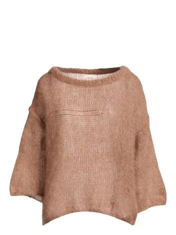VICOLO Superkid Mohair Blend Sweater - Beige