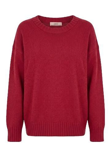 CARLA G. Sweater In Polyacrylic, Alpaca Wool, Polyamide, And Polyester - Red