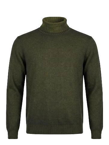 Boglioli Cashmere Turtleneck - Green