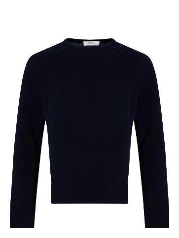 Alpha Studio Virgin Wool And Polyamide Pullover - Blue