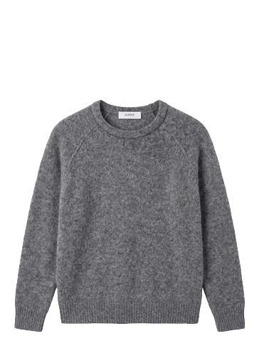 Alpha Studio Virgin Wool And Polyamide Sweater - Grey