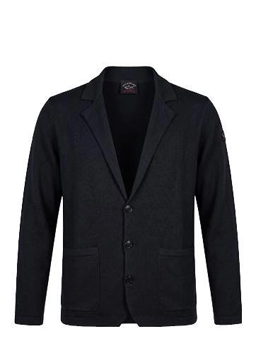 Paul & Shark Single-breasted Virgin Wool Blazer - Blue