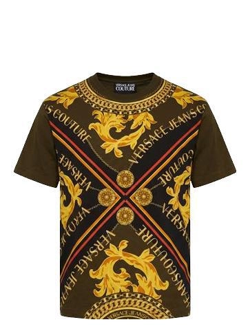 Versace T-shirt Size Cotton - Green