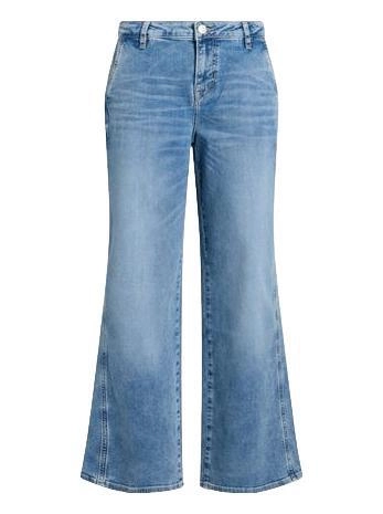 True Religion High Waisted Wide Leg Jeans - Blue