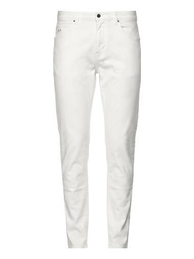 Armani Exchange Tapered Fit Jeans - White