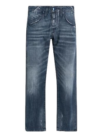 TAKESHY KUROSAWA Tapered Fit Distressed Denim Jeans - Blue