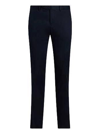 TOMBOLINI Cotton-elastane Tailored Trousers - Navy