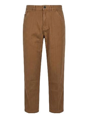 Incotex Light Brown Cotton Gabardine Slacks - Beige