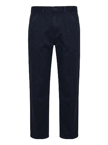 Incotex Cotton Jacquard Herringbone Trousers - Navy