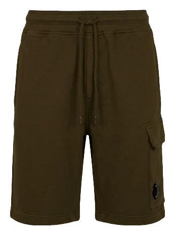C.P. COMPANY Cotton Athletic Shorts - Khaki