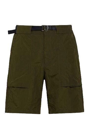 SPIEWAK Chocolate Nylon Ripstop Bermuda Shorts - Green