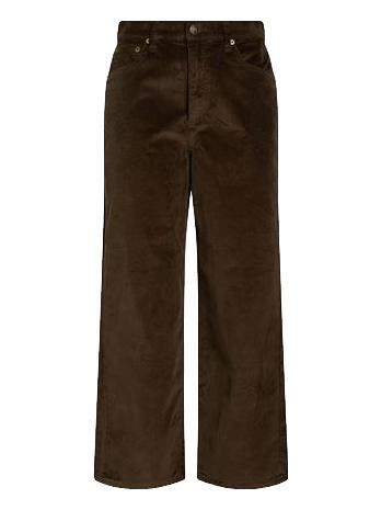Rag & Bone Corduroy High Waisted Bermuda Shorts - Green